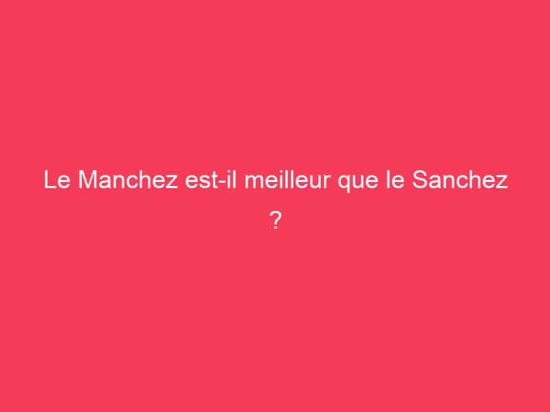 Le Manchez est-il meilleur que le Sanchez ? - GAG01