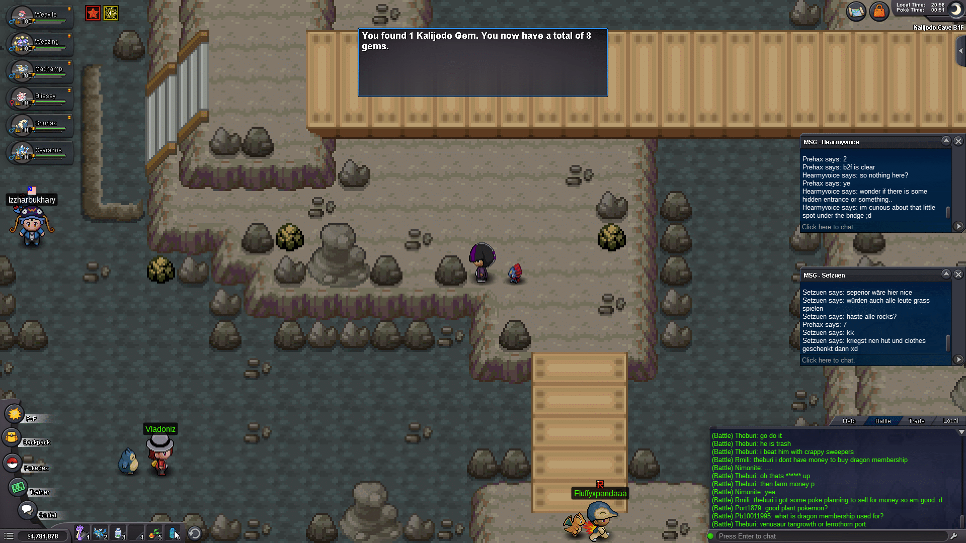 Où est Rock Smash Hoenn dans Pokemon Revolution Online ? - GAG01