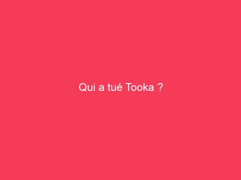 Qui a tué Tooka ? - GAG01